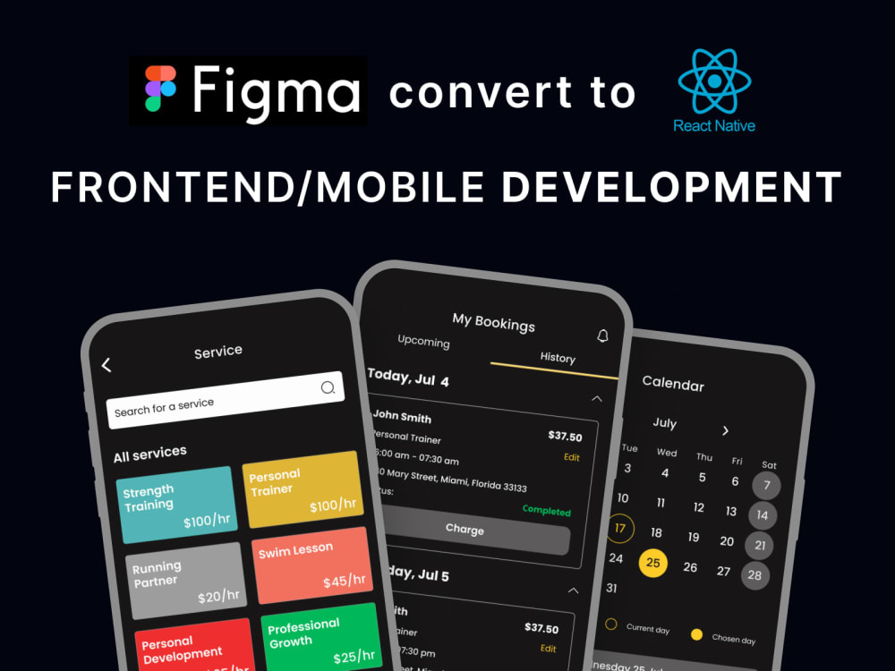 Figma design to React Native |Frontend Consultation |React Native Bug Fixes | Upwork