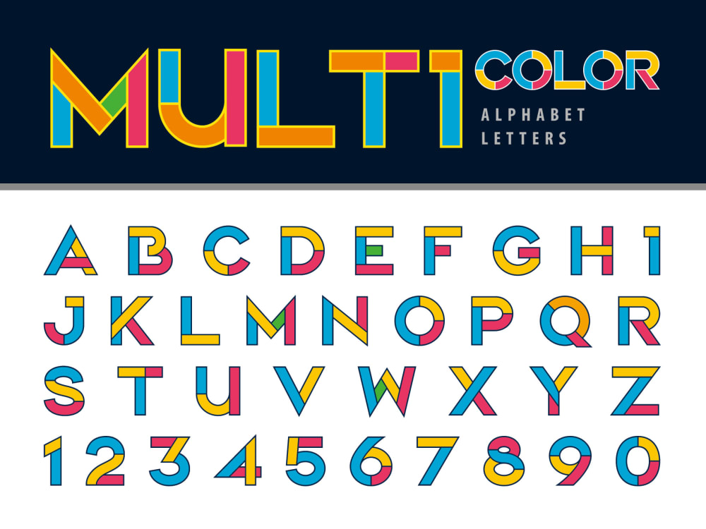 Alphabet design, and many letter types | Upwork