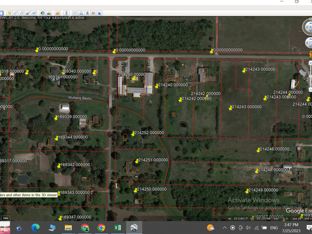 Parlay Maps with Google Earth Pro Images | Upwork
