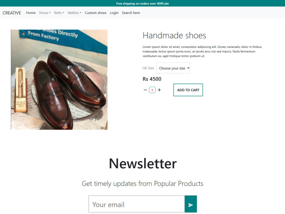 An amazing ecommerce website using mern stack terminology. | Upwork