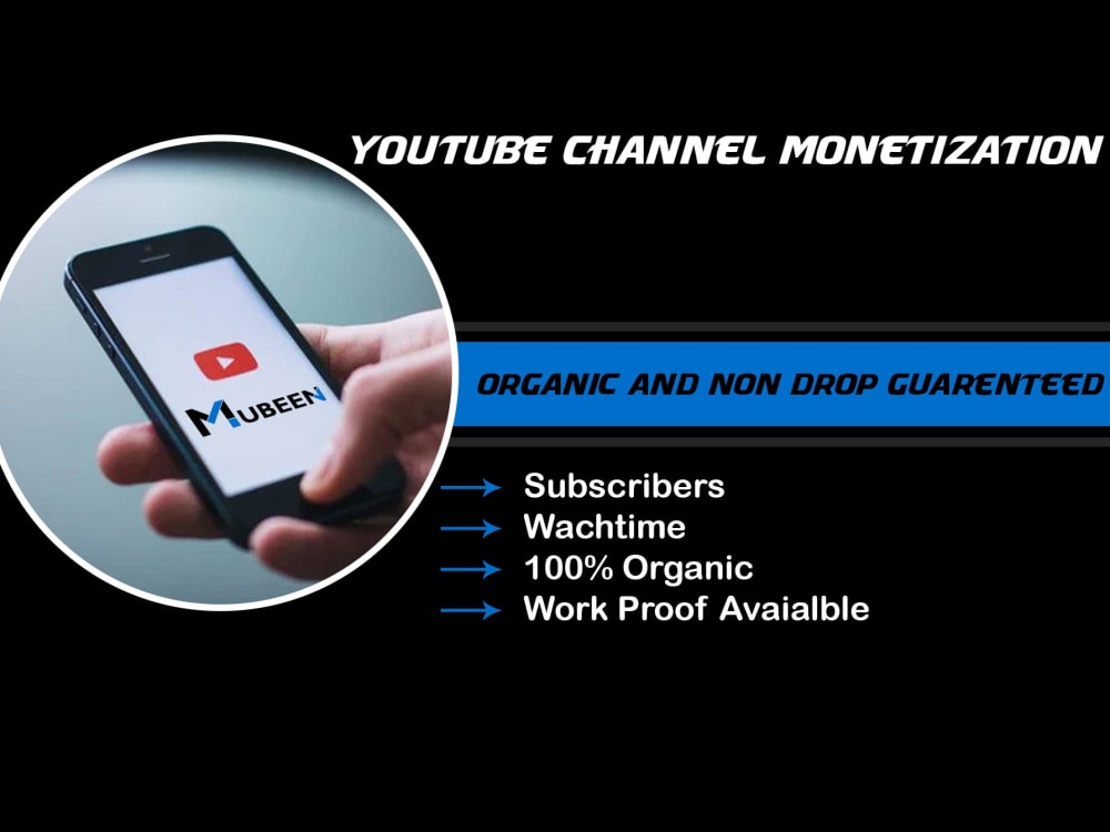 Subscribers and watchtime for youtube channel monetization | Upwork