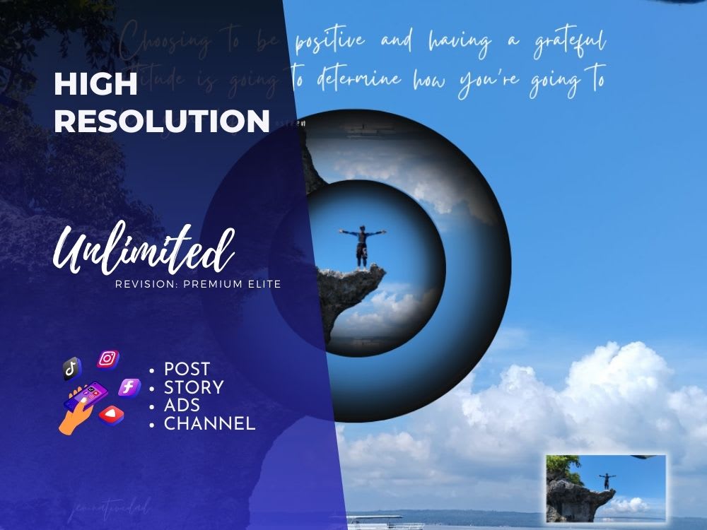 An Eye-Catching Social Media Post Design with Free Video Template | Upwork