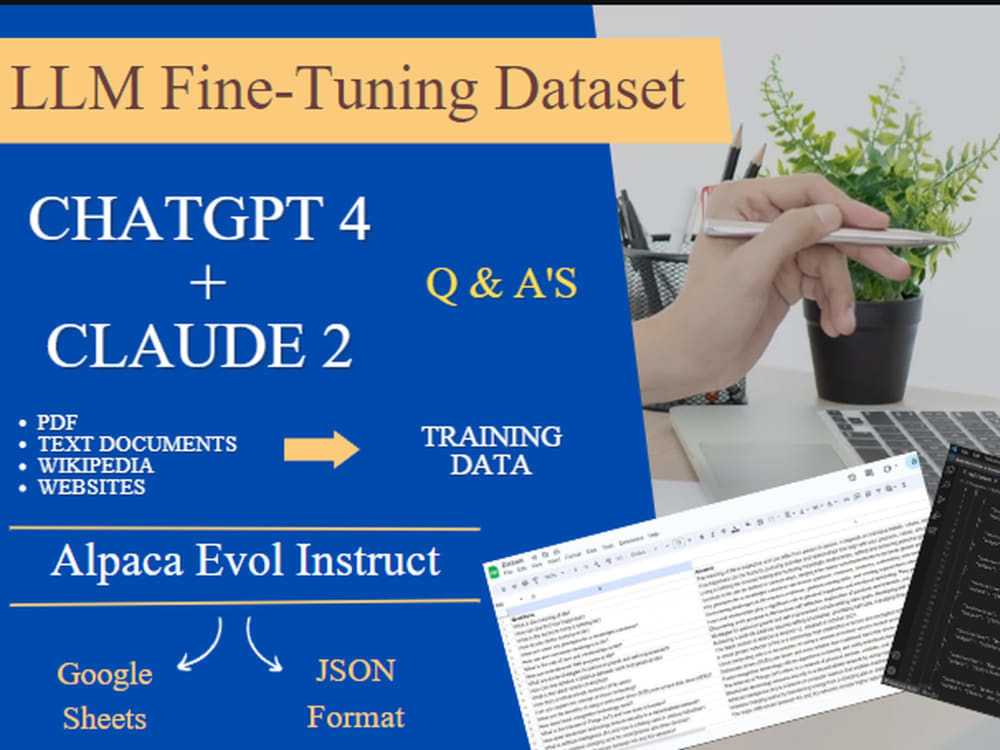 An instruct Dataset in JSON format made from your sources for LLM ... An instruct Dataset in JSON format made from your sources for LLM ...