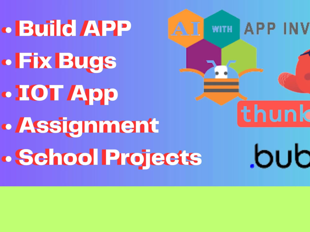An Application Build On Mit App Inventor And Thunkable Upwork