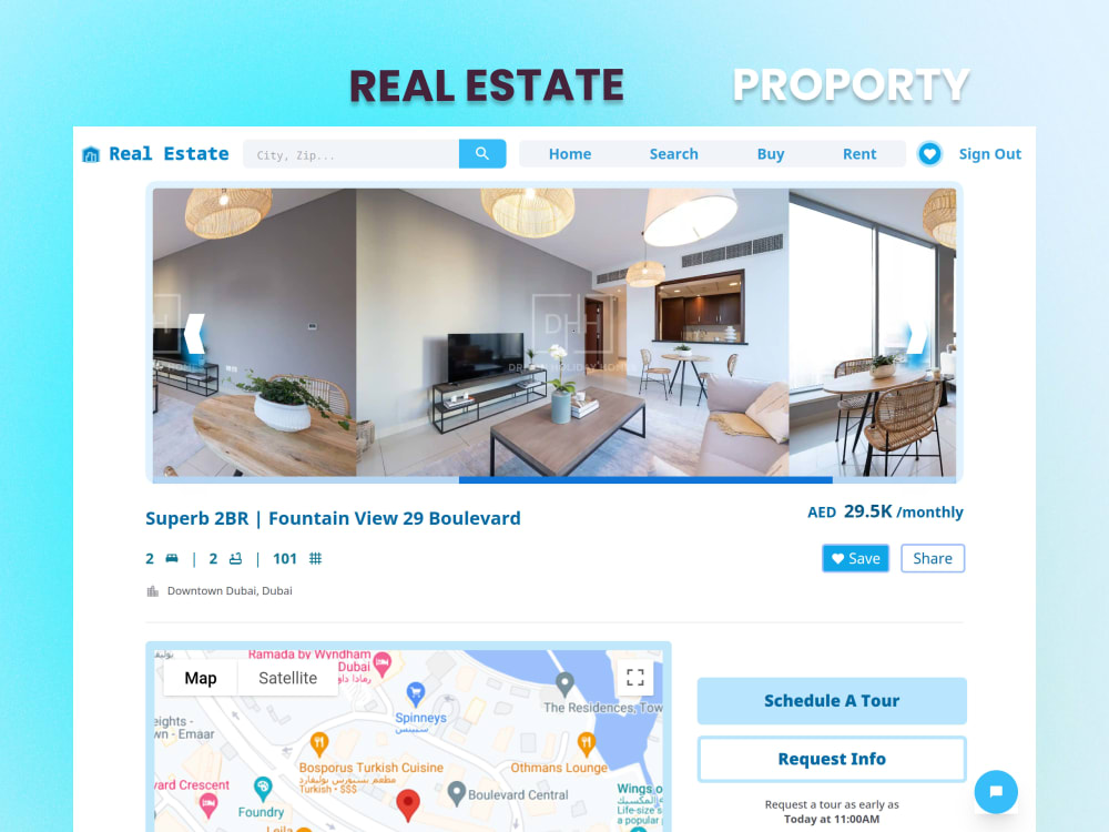 Modern Real Estate website with Next.js | Upwork