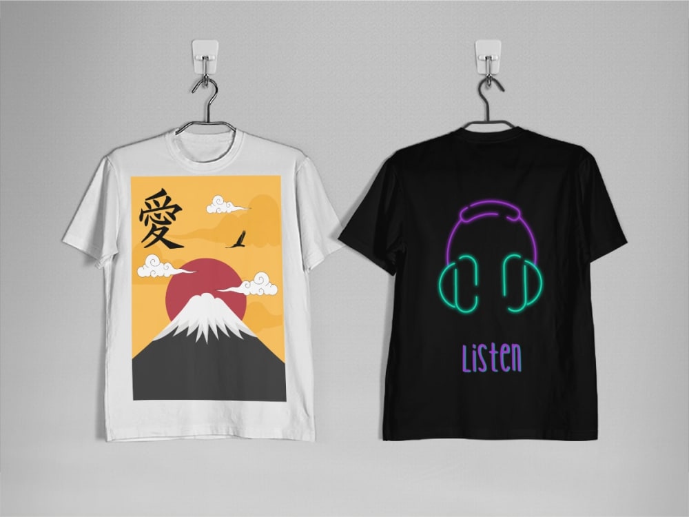 Custom Typographic T-Shirt, Graphic T-Shirt Design for merch or brand ...