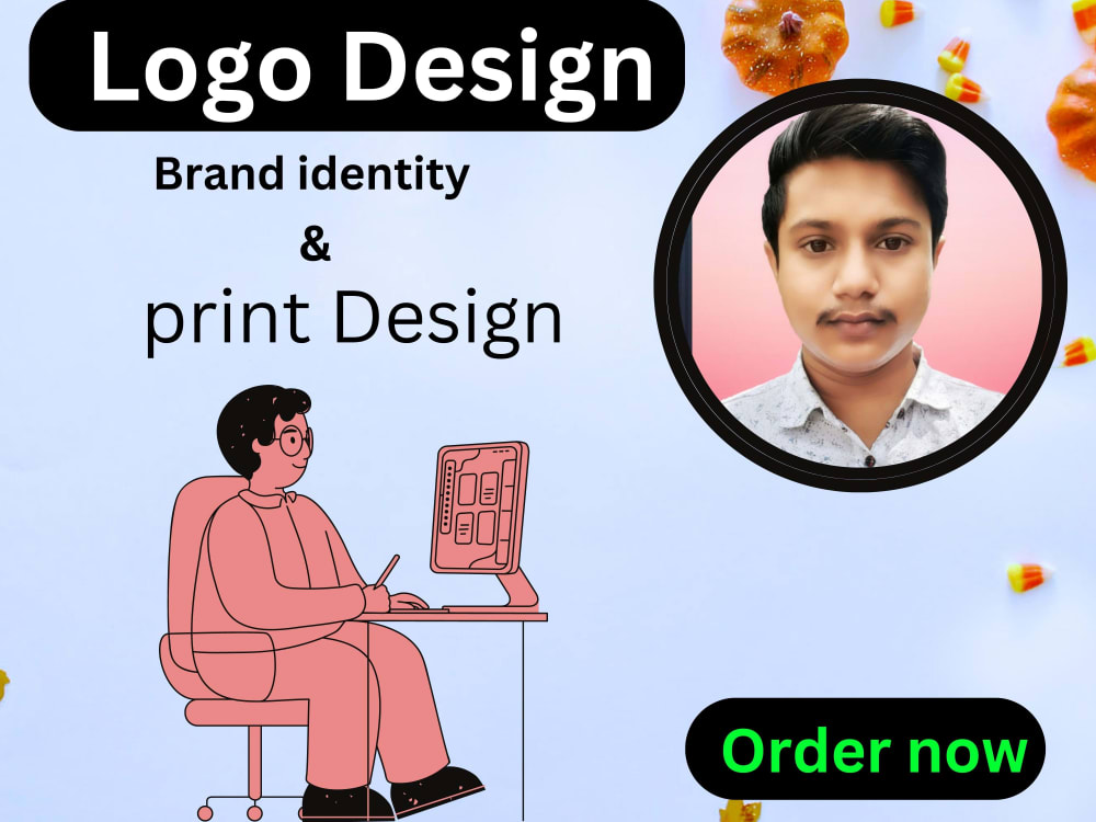 Vactor any logo design,brand identity design & print design | Upwork