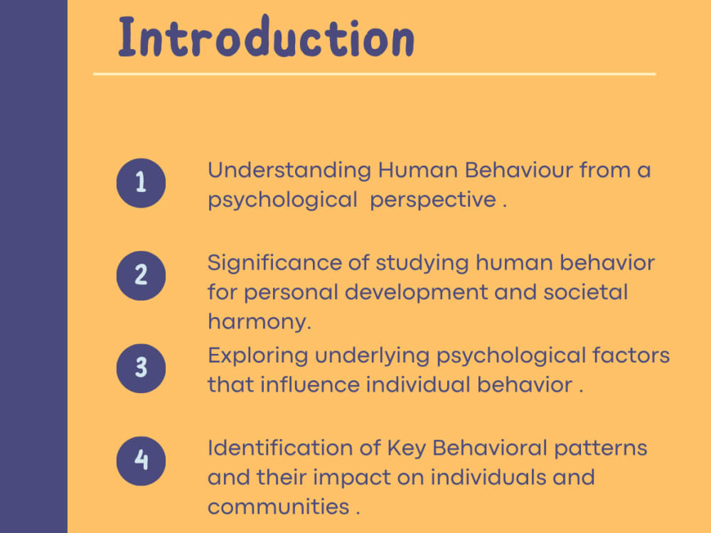 Understanding Human Behavior in Life and Society which help in ...