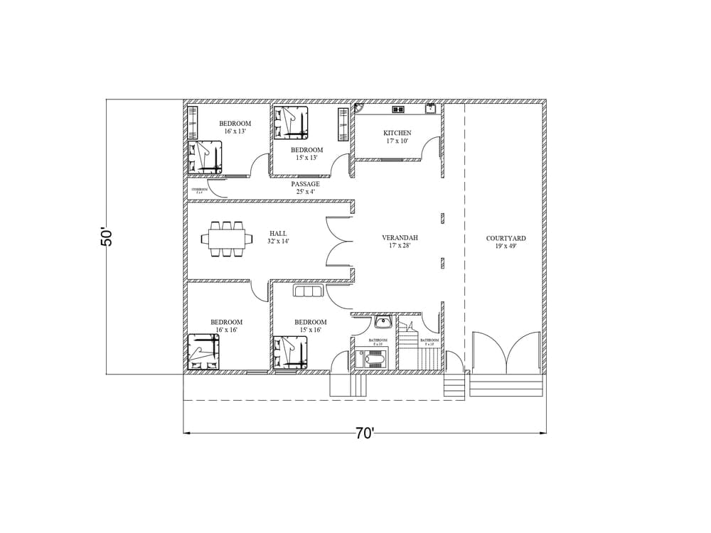 A professional AutoCAD dwg/dxf file from any hand draft sketch pdf ...