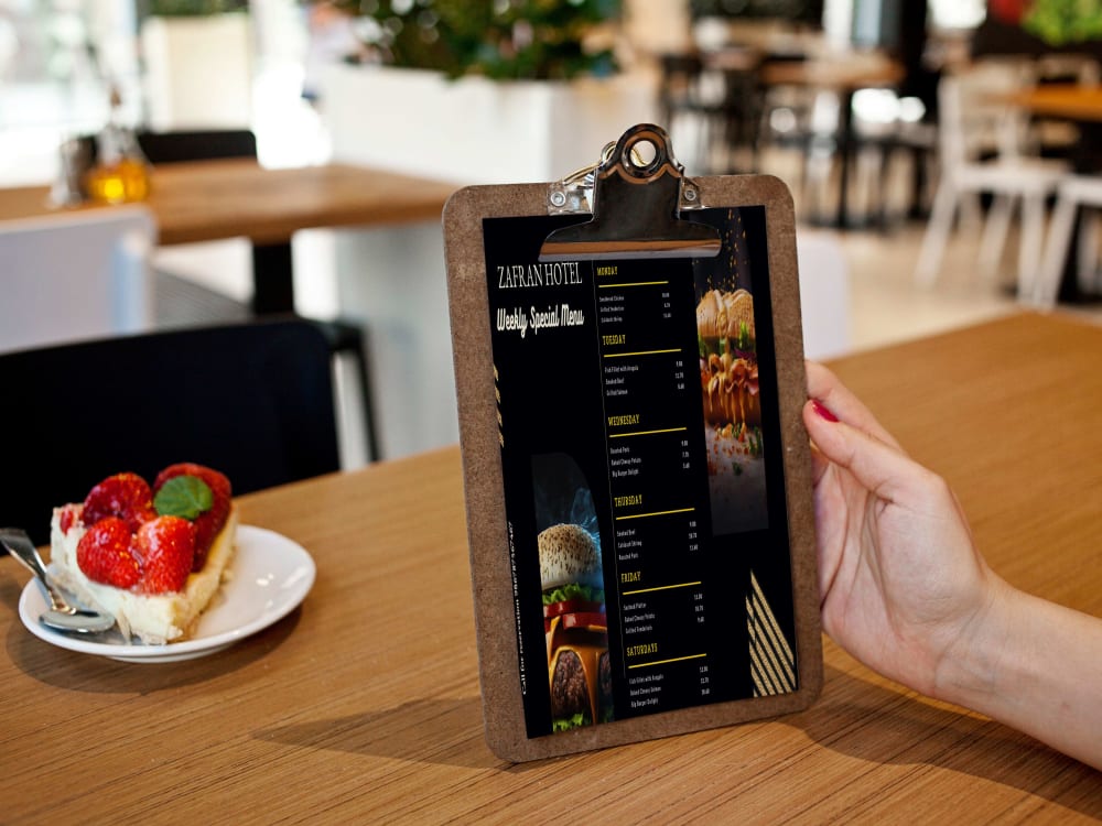 Fantastic digital menu board, animated menu, and restaurant menu. | Upwork