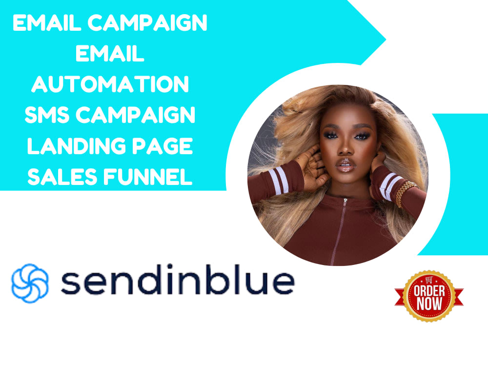 An automated campaigns, funnel , landing page design on your Sendinblue ...