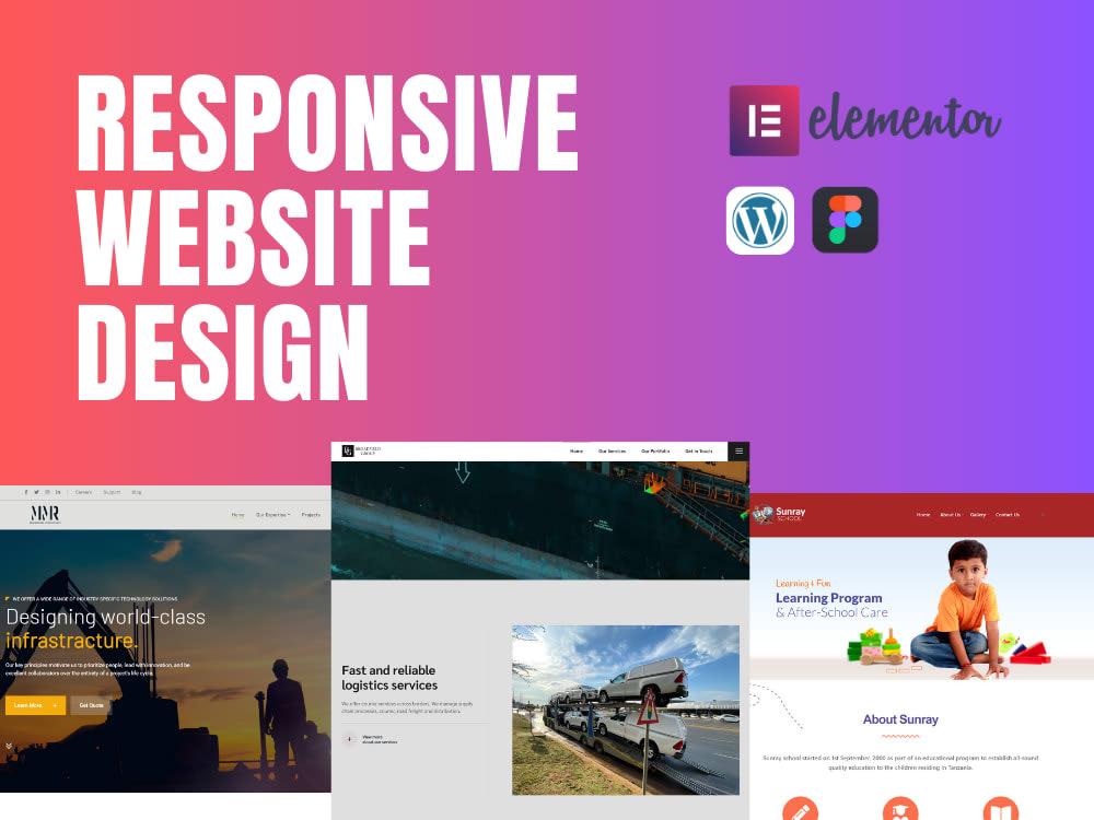 A professional responsive Elementor WordPress site | Upwork