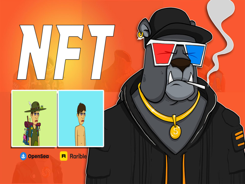 2d character NFT art by a creative NFT artist | Upwork