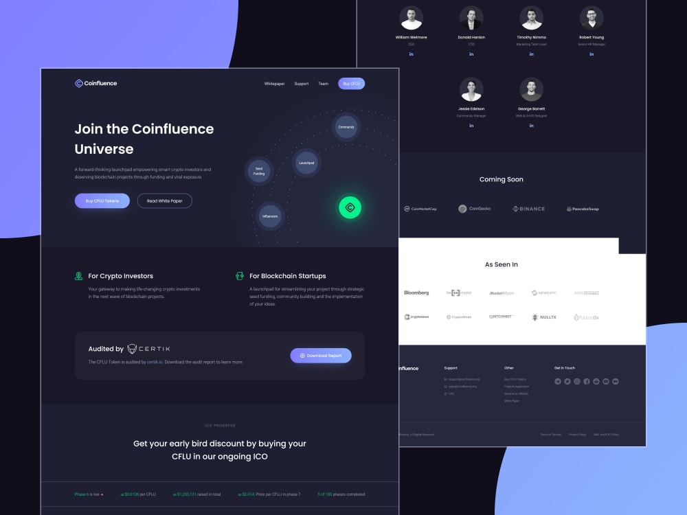 A sleek and functional design for your Website or Landing Page | Upwork