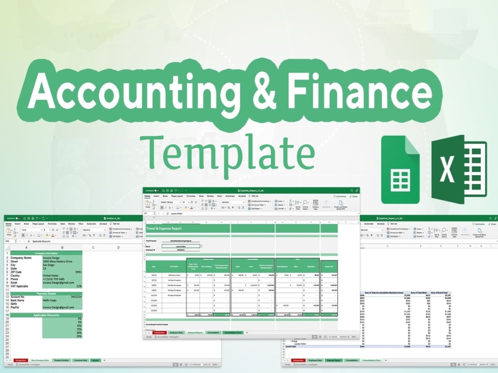 A complete Accounting system in Google Sheets with all standard reports ...
