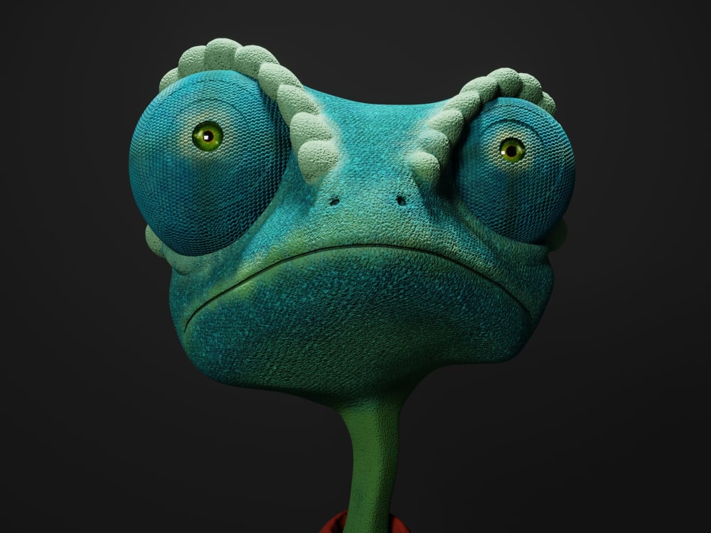 An expertly crafted 3D non-human character model for your animation ...