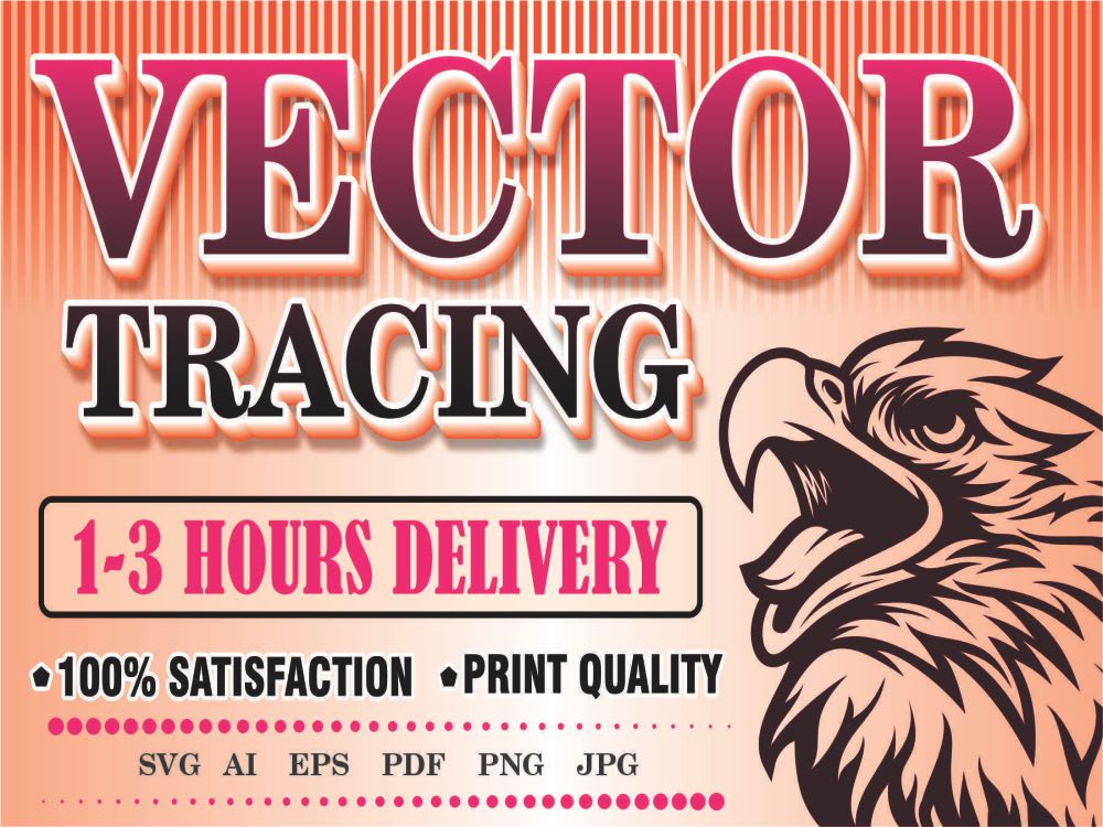Vector tracing image to vector, design, revamp, recreate logo | Upwork