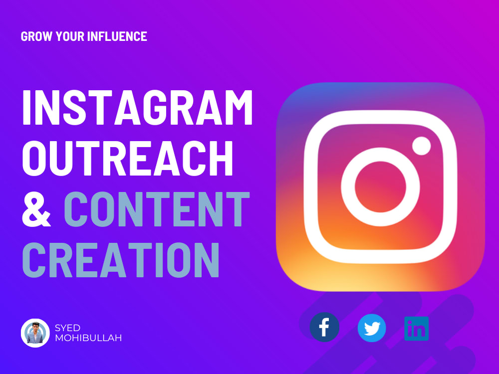Get organic Instagram marketing with content and influencer outreach ...