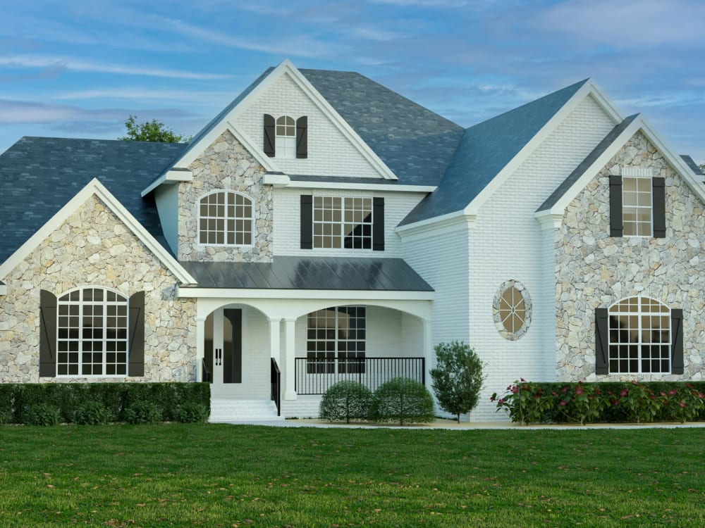 A photo-realistic rendering images exterior of your house, building ...