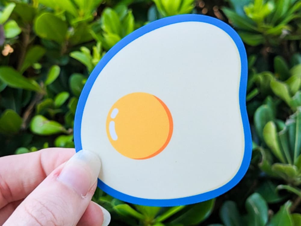 A vibrant sticker design ready to print | Upwork