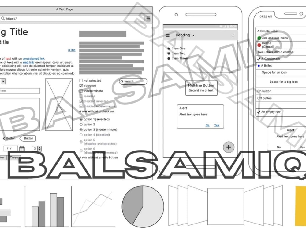 Balsamiq wireframes and prototypes for android and ios apps | Upwork
