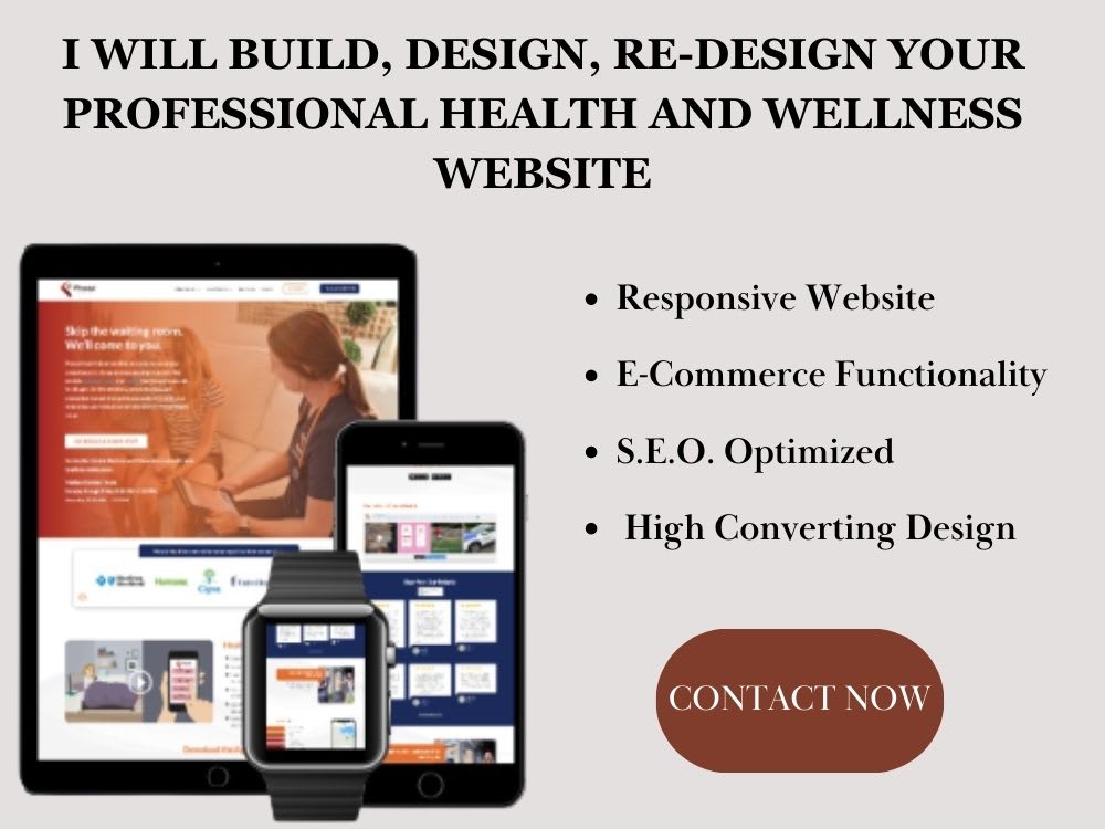 A Health and Wellness Website Design | Upwork