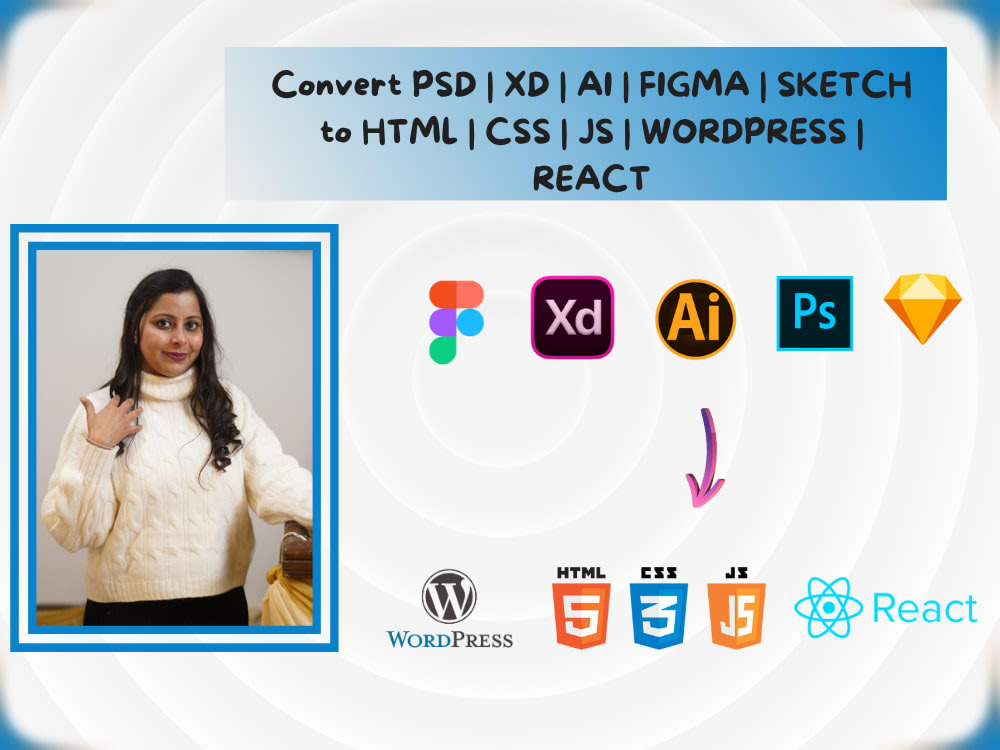 Psdfigmasketchxdai To Website Responsive Htmlcssjswordpressreact Upwork 9256