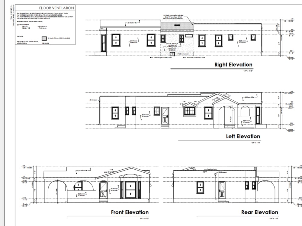 An Architectural Drawing/ Construction Drawings package in Revit. | Upwork