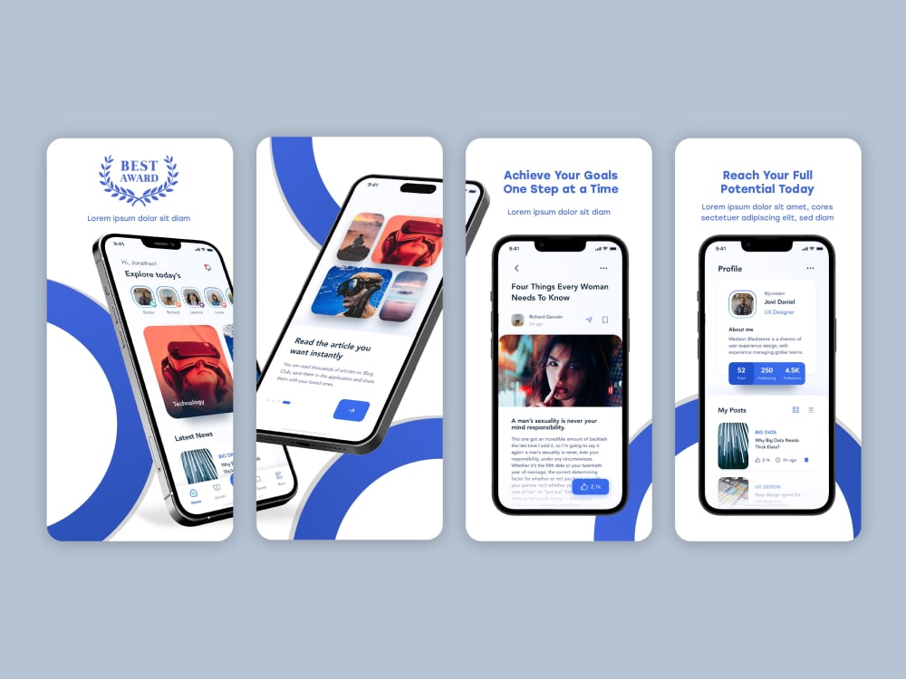 App screenshots for app store and play store | Upwork