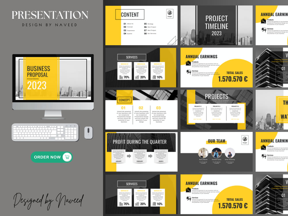 An Animated Eye-catching Presentation which will make the audience WOW ...