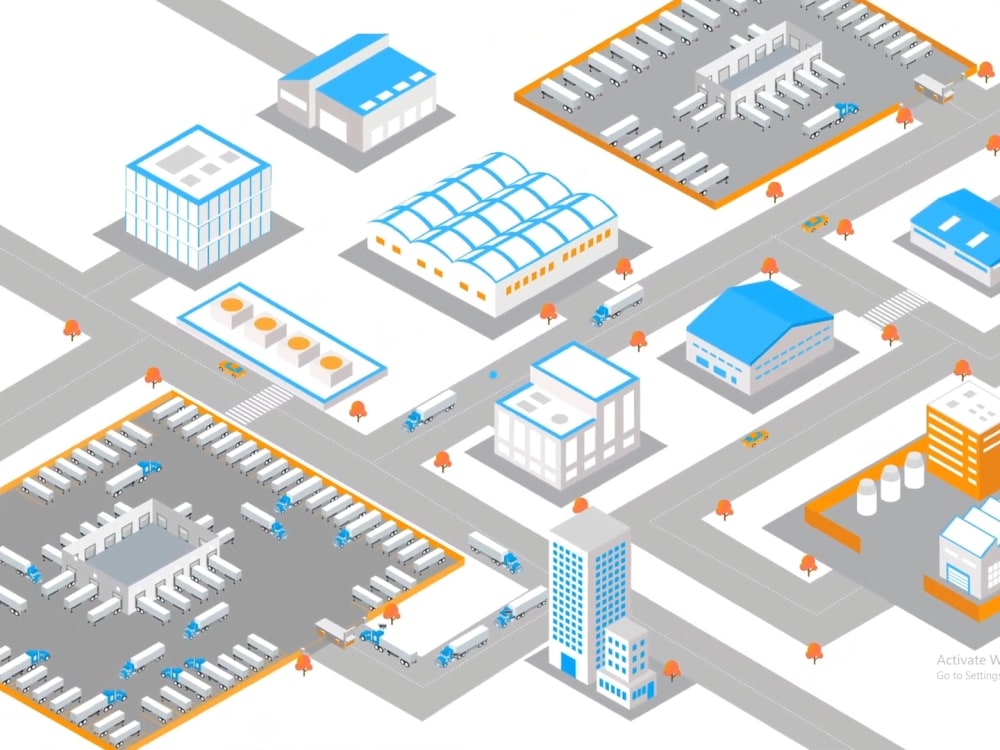 A professional 2d animated logistics video for your brand | Upwork