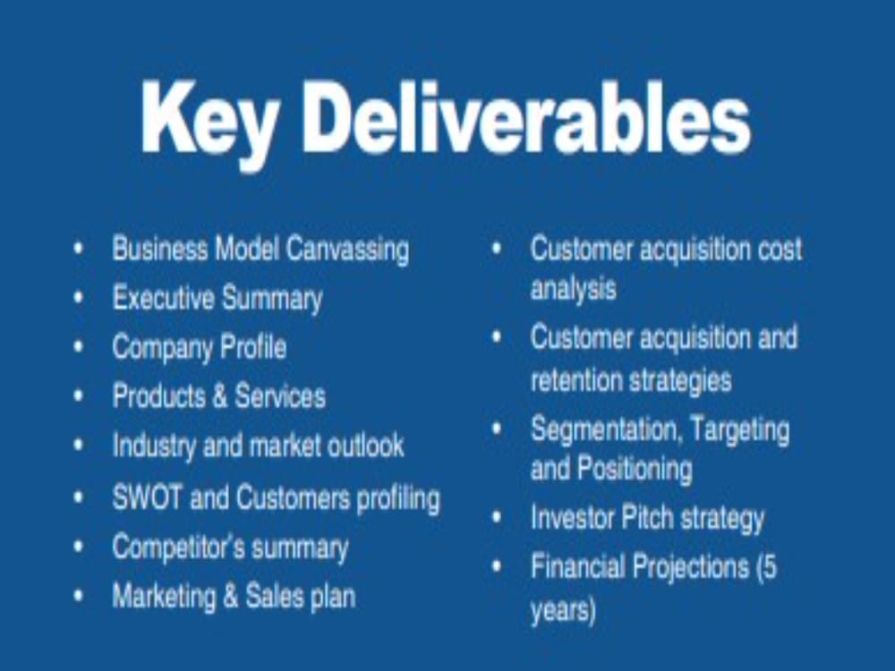 Comprehensive Lean Startup Business Plan for early and late small ...