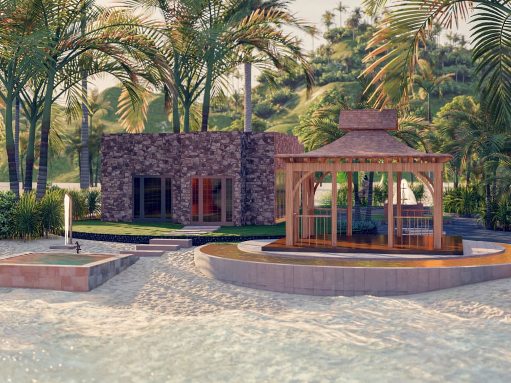 Fantastic 3D Visualization of a Beach Resort | Upwork