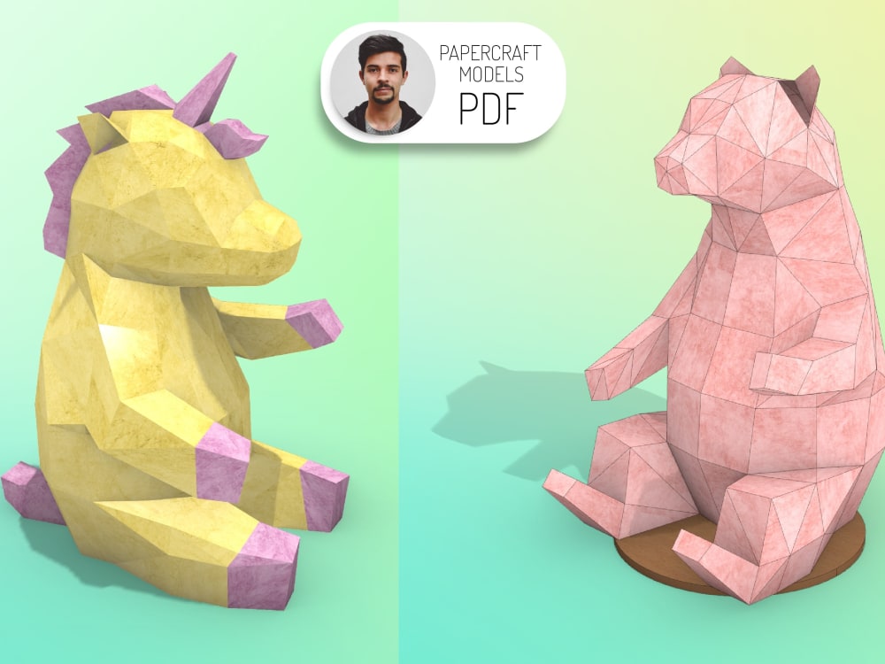 An awesome papercraft template | Upwork