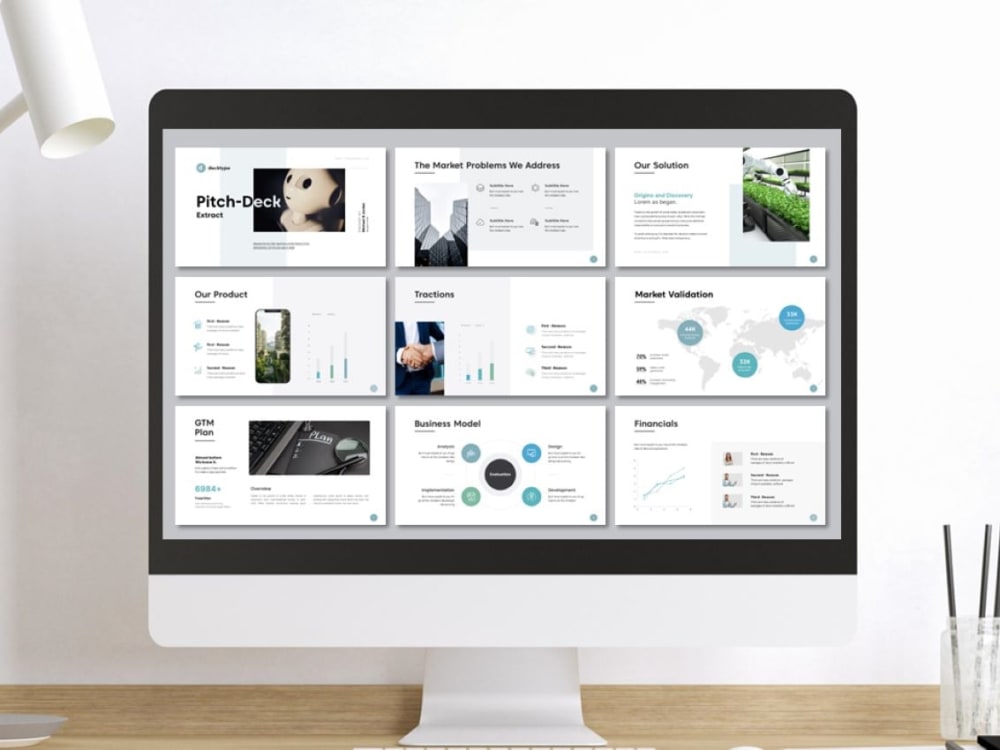 A highly professional pitch deck | Upwork
