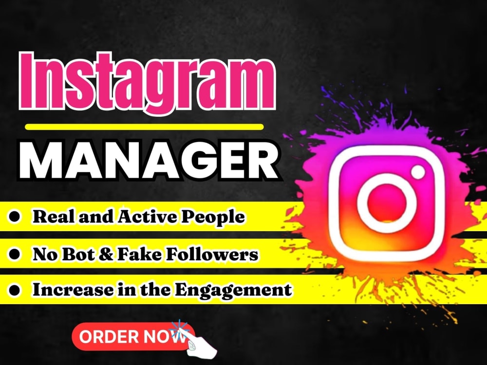 Instagram marketing manager for Real and Targeted Instagram audience ...