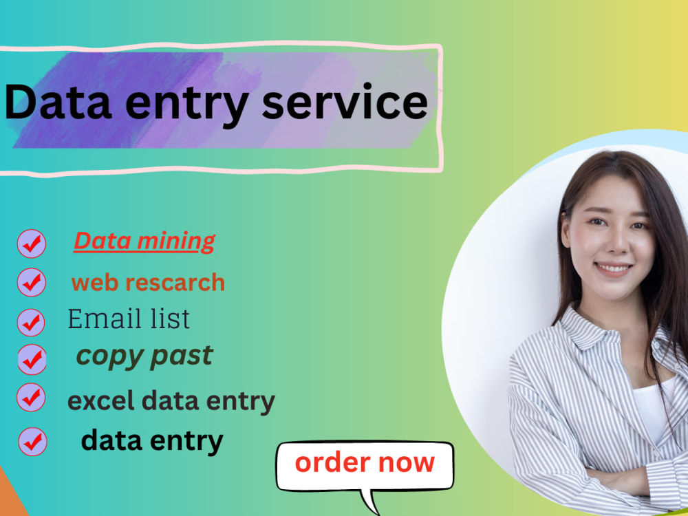 Accurate data entry, web research, copy paste and excel data entry jobs | Upwork