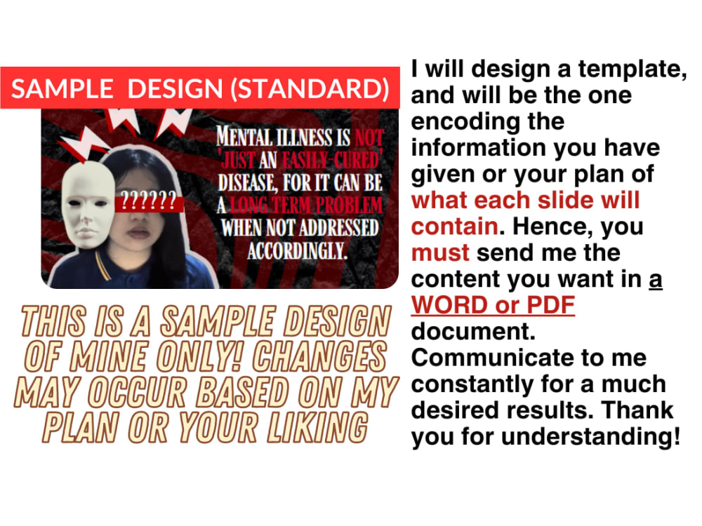 A well-designed presentation and edits | Upwork