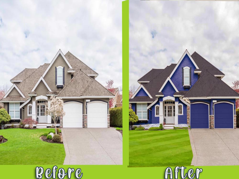 Color change of your house exterior or interior | Upwork