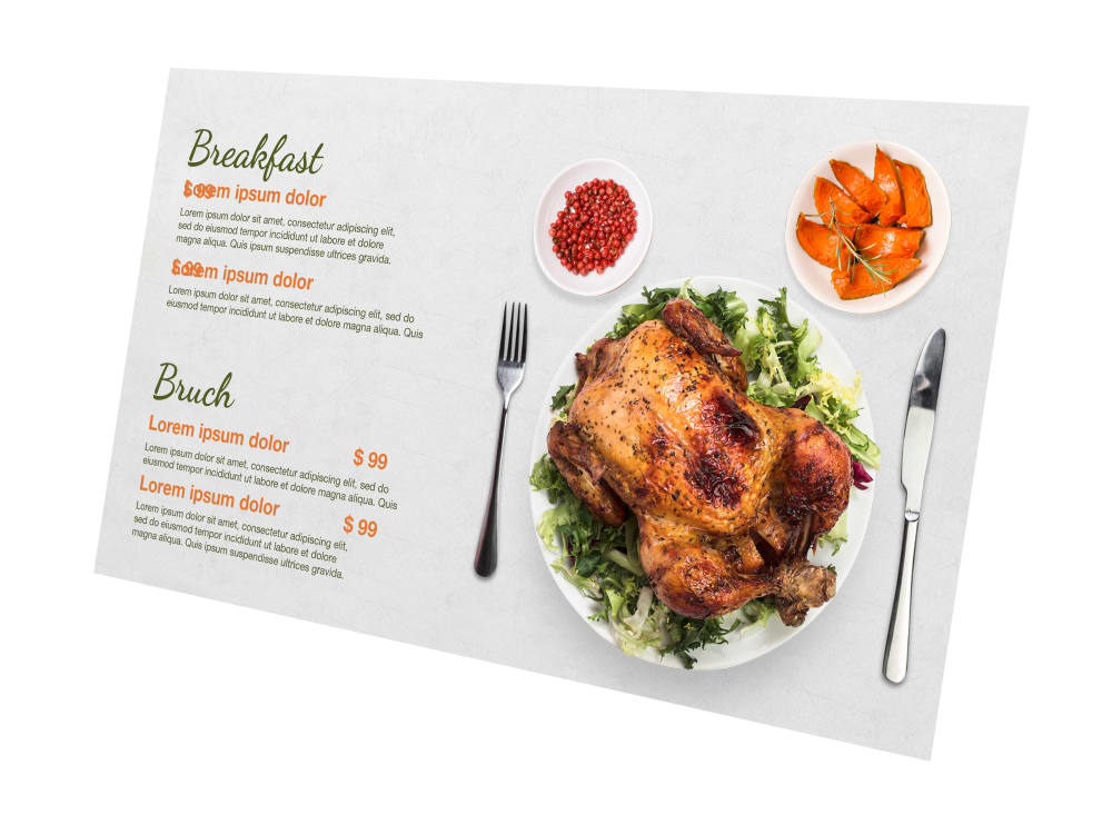 A fantastic digital screen menu design for your restaurant. | Upwork