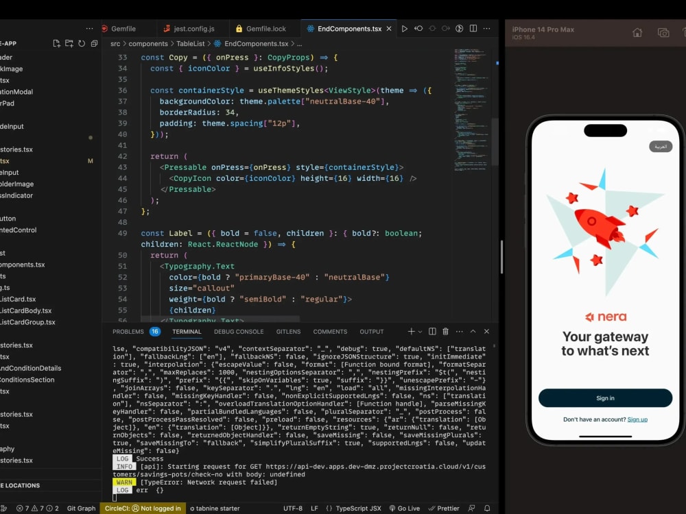 Ahead with Our Cutting-Edge React Native App Development Project! | Upwork