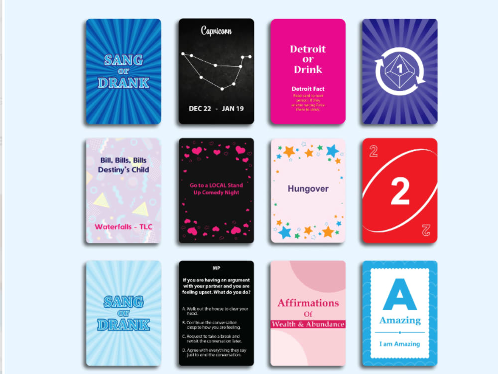 Design for Card Game, Board Game, Tarot Card, Pokemon, DND, TCG, NFT ...