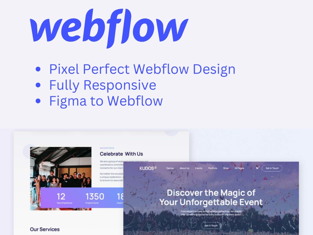 An expert Webflow developer to design your website | Figma to Webflow | Upwork