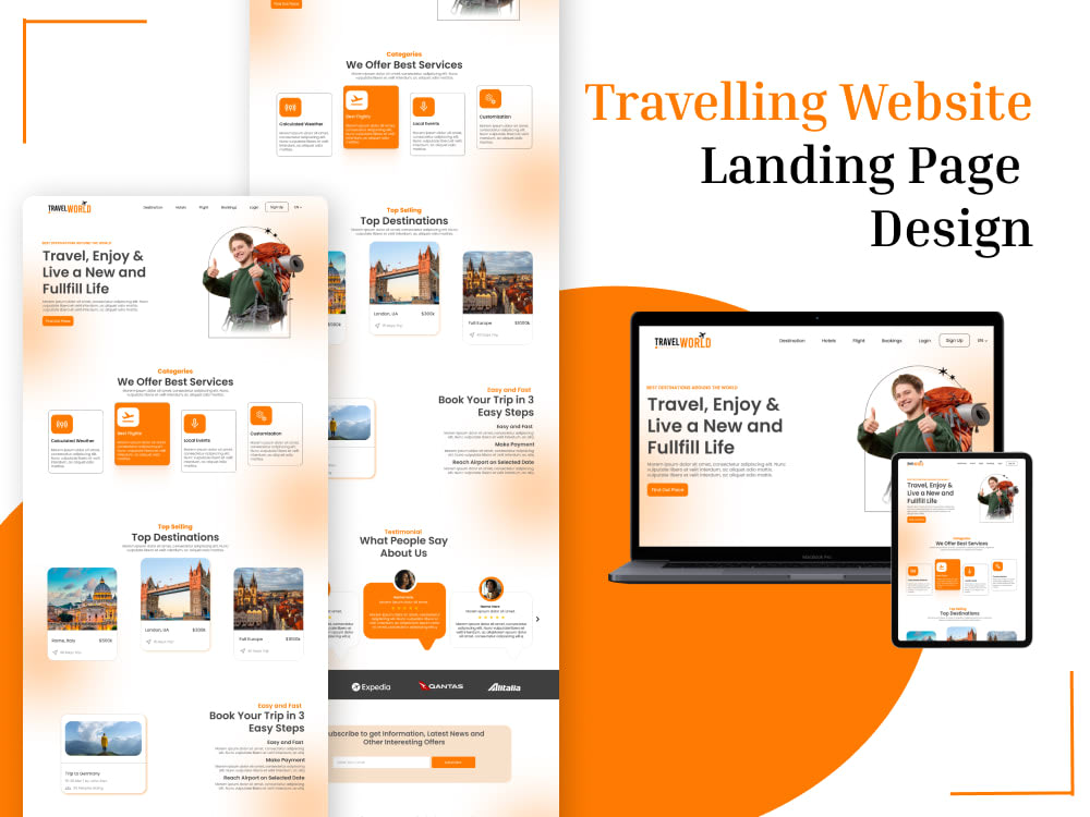 A modern, professional, and responsive figma landing page | Upwork