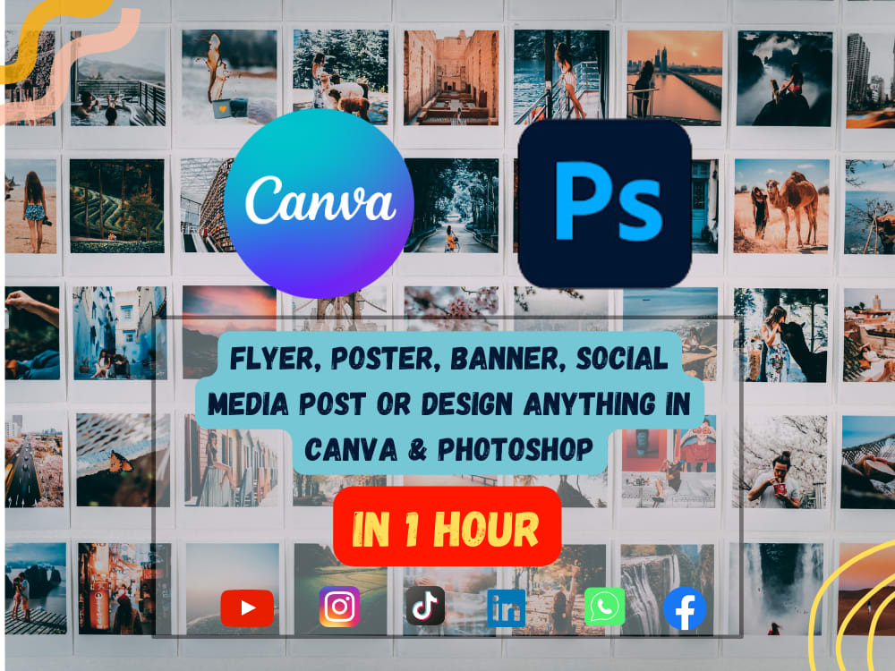 Design social media posts on Canva. | Upwork