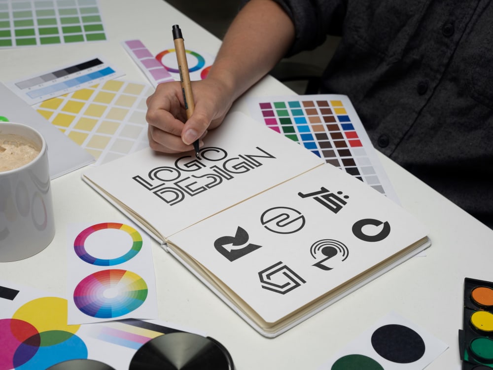 Modern minimalist logo design and brand style guide | Upwork