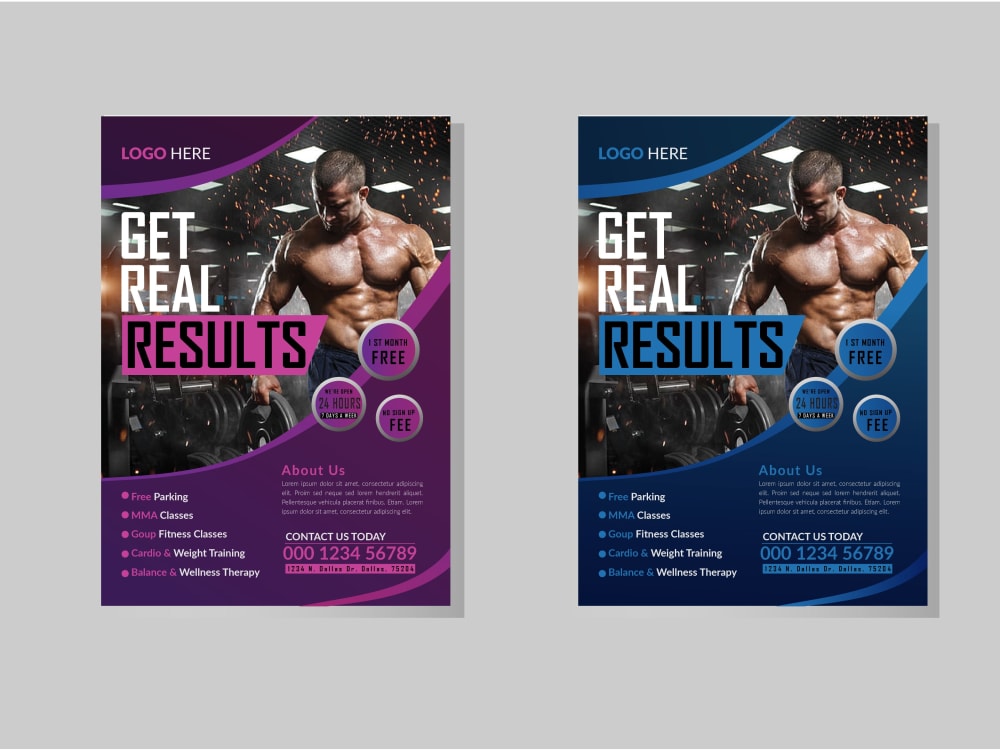 Professional business, event, poster, promotional & magazine flyer ...