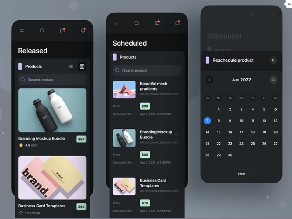 An amazing Mobile app UI, Modern App UI design in Figma | Upwork