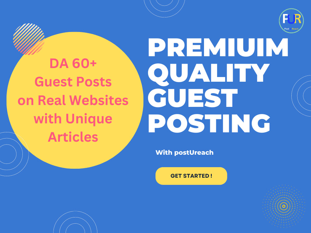 A Premium High-quality Guest Post Services | Upwork