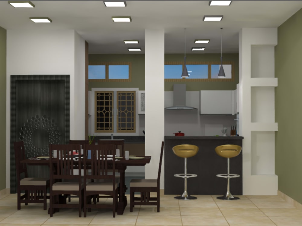 An amazing kitchen design with cut list. | Upwork